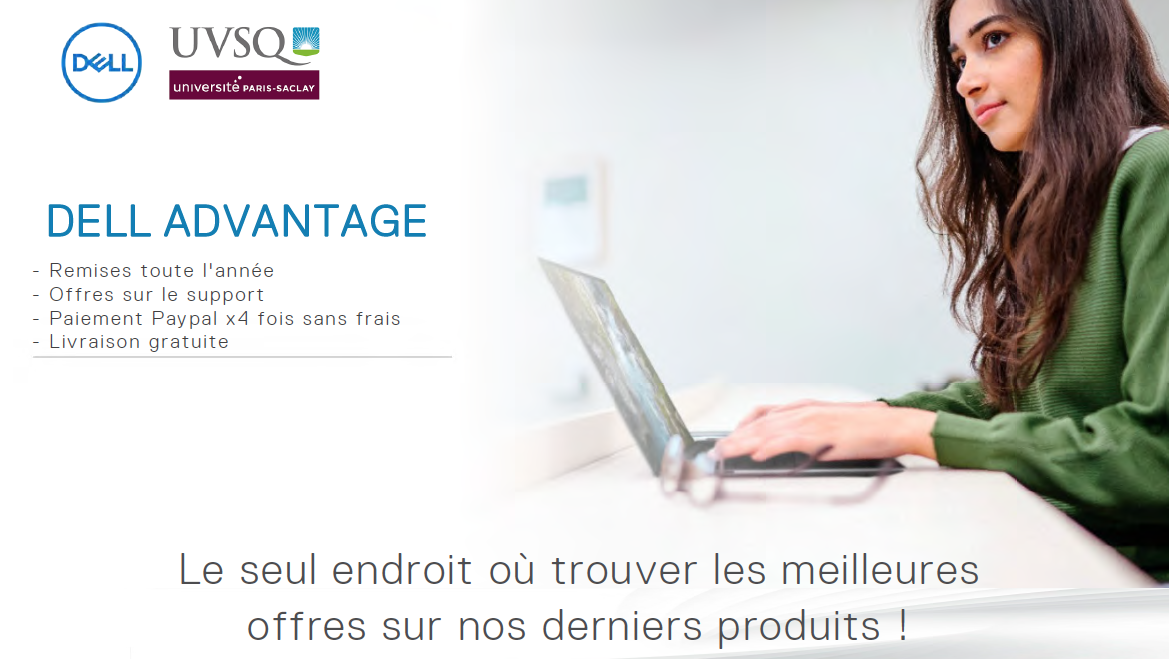 Offre Dell Advantage pour les étudiants et étudiantes de l'UVSQ - UVSQ