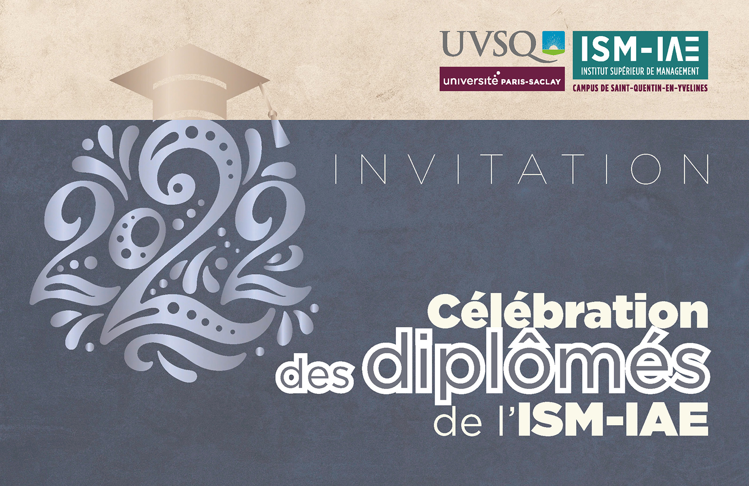 Célébration des diplômés de l'ISM-IAE, promotion 2022 - UVSQ