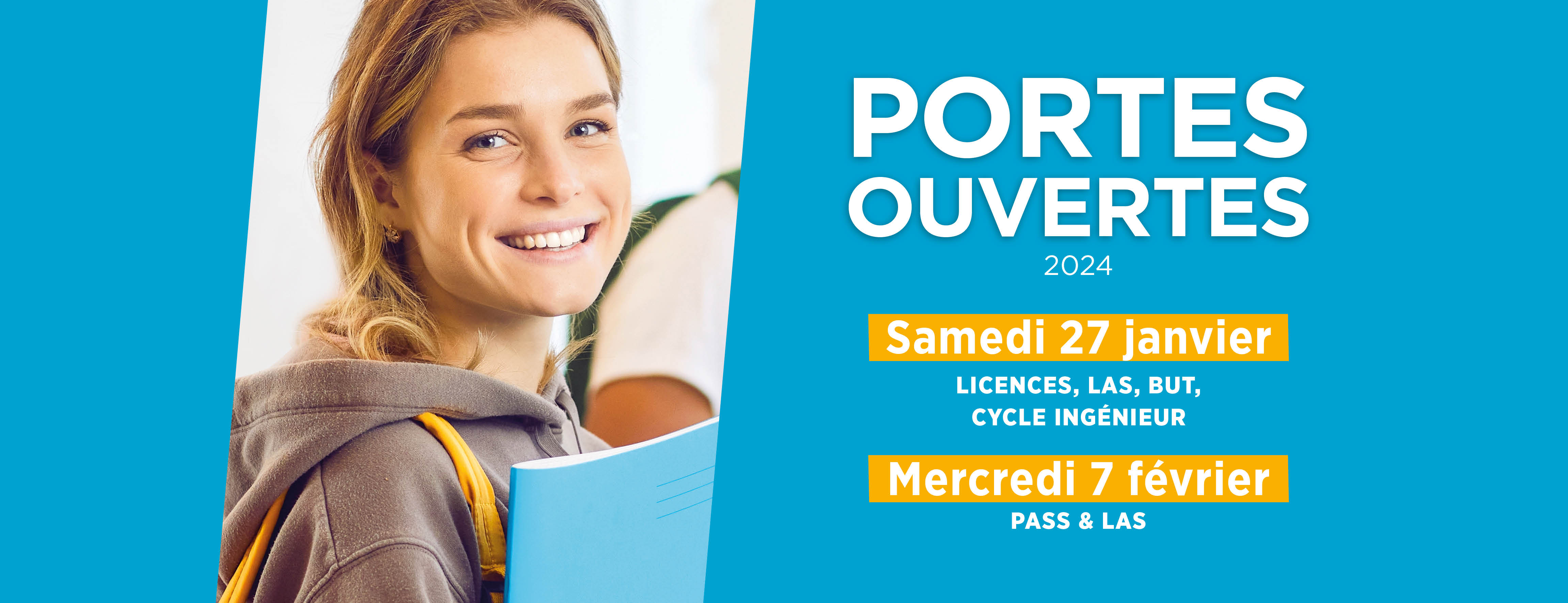 Journées Portes Ouvertes 2024 de l’UVSQ -- Samedi 27 janvier et ...